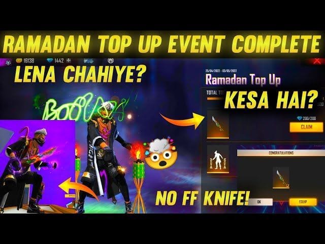 Free Fire MAX Ramadan event rewards for today (2 May 2022): How to get ...