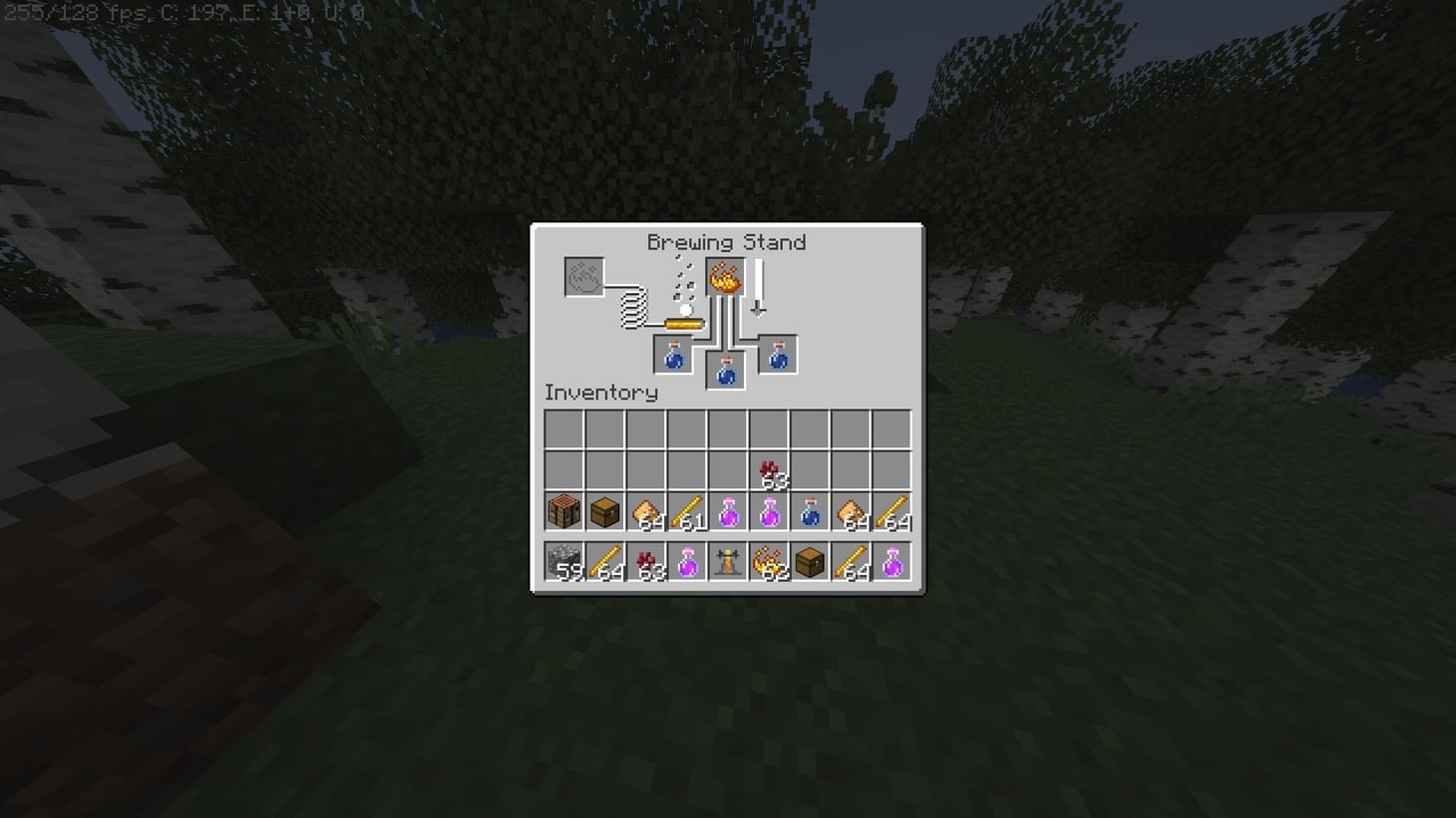 How to make a strength II potion in Minecraft