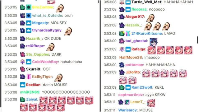 Ironmouse makes an accidental appearance in an anime on Twitch livestream