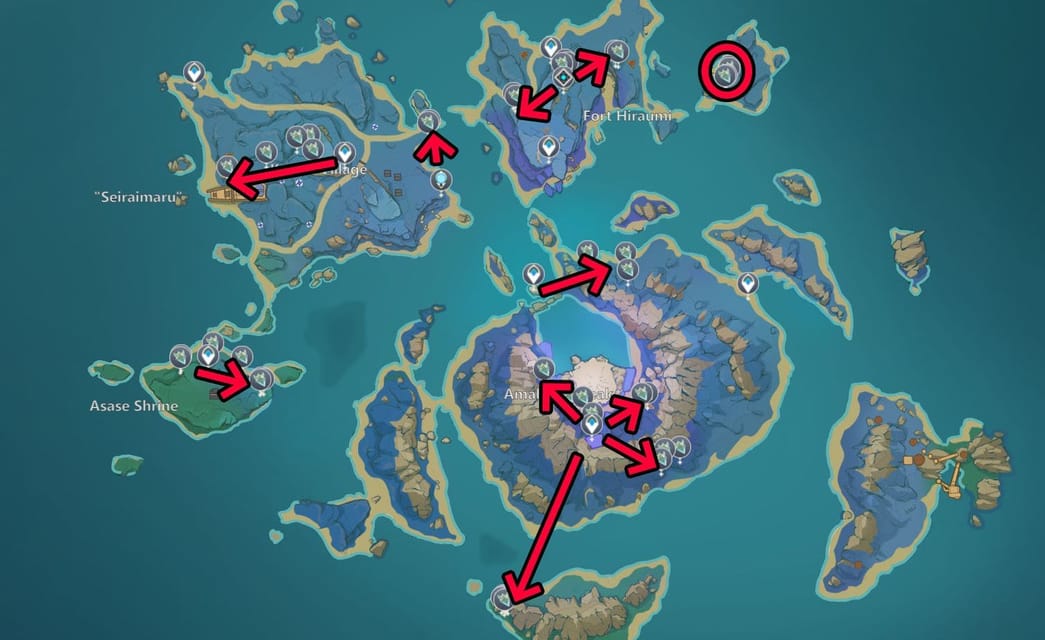Genshin Impact Crystal Core farming locations and route (May 2022)