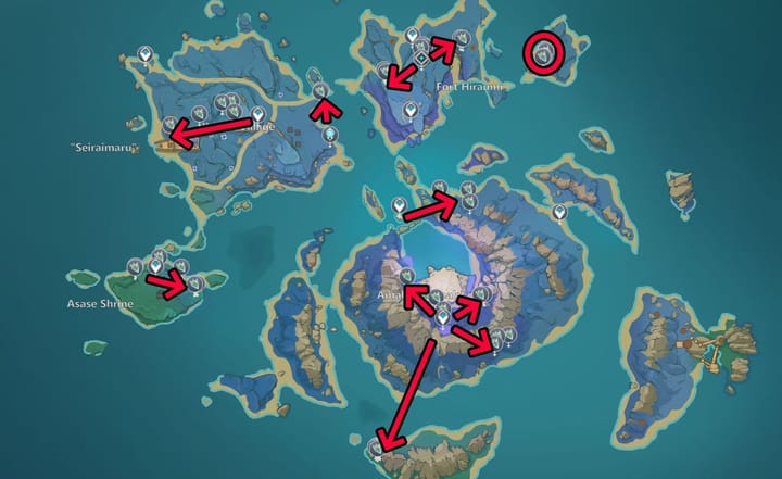 Genshin Impact Crystal Core farming locations and route (May 2022)