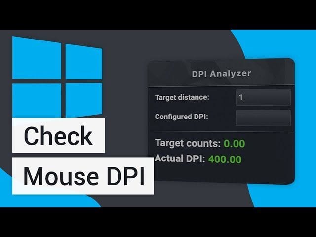 How to change your mouse DPI for gaming