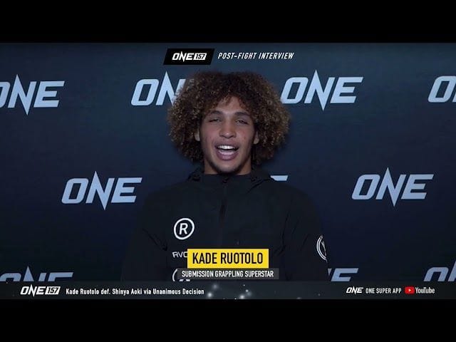 Kade Ruotolo disappointed despite getting victory at ONE 157