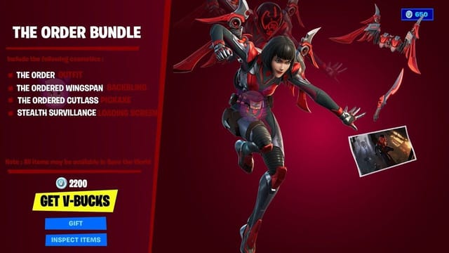 How to get The Order skin in Fortnite