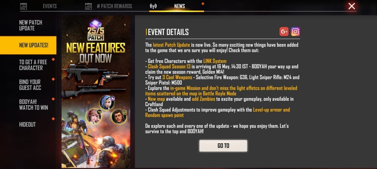Free Fire MAX latest version (May 2022): OB34 update features ...