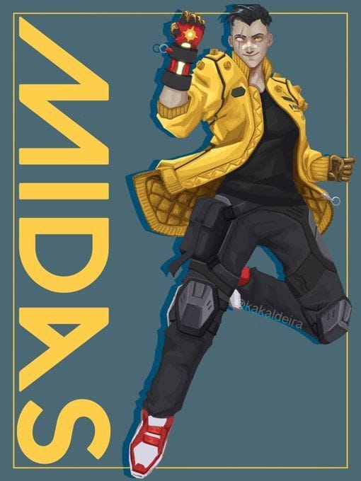 Fortnite Midas cyberpunk concept art