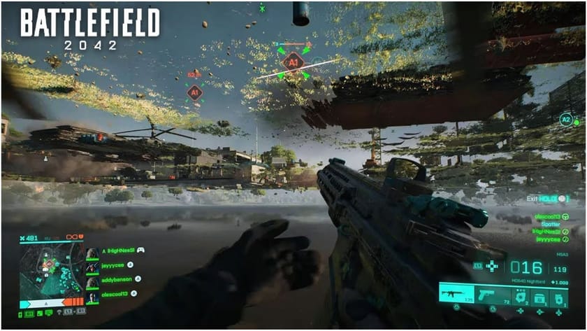 Battlefield 2042 players react to bug which completely breaks down maps