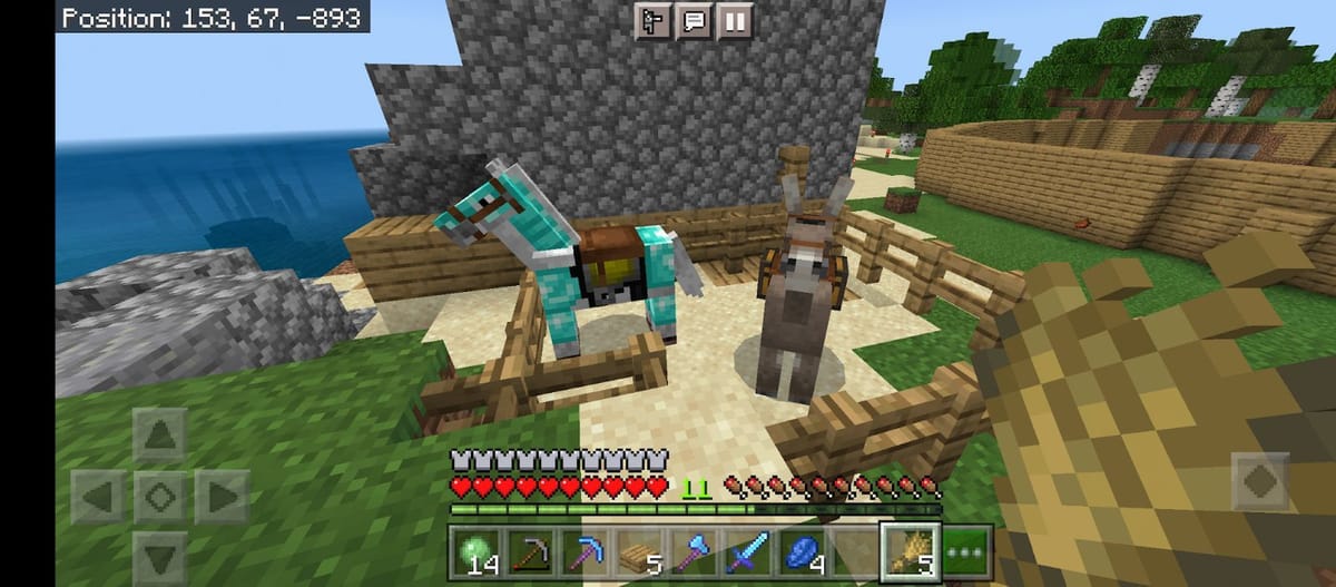 Donkeys in Minecraft: Where to Find, how to tame, what do they eat ...