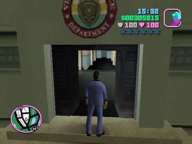 How to be a cop in GTA Vice City: Vigilante with Cop outfit