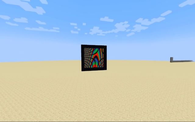 Minecraft Redditor showcases fascinating RGB Moire effect through map art