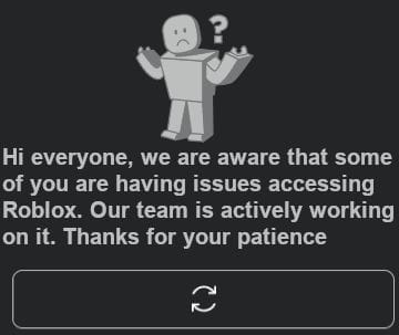 Is Roblox down? The official Twitter account confirms issues accessing ...