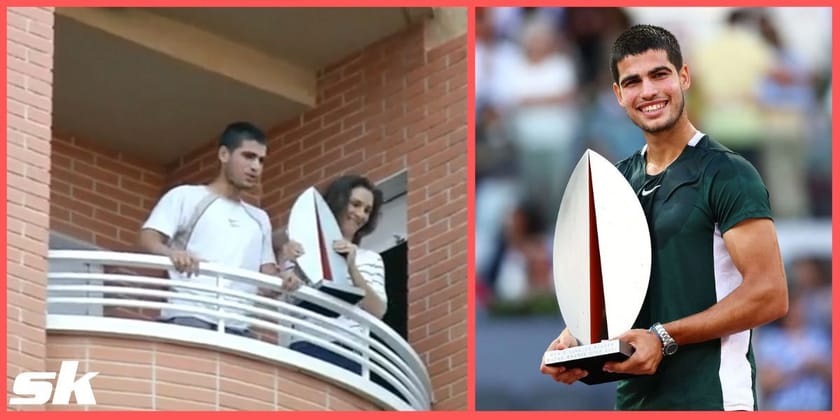 Carlos Alcaraz receives a warm welcome after returning home with the ...