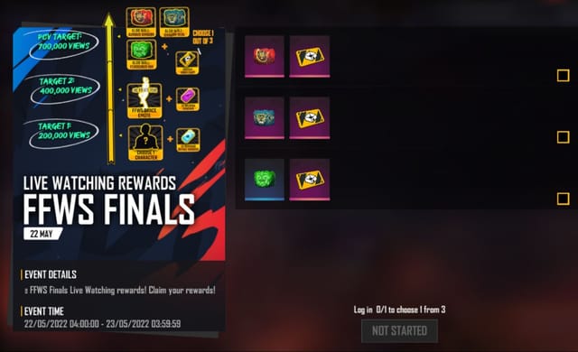 FFWS Milestone rewards in Free Fire MAX: Claim rare emote, gloo walls ...