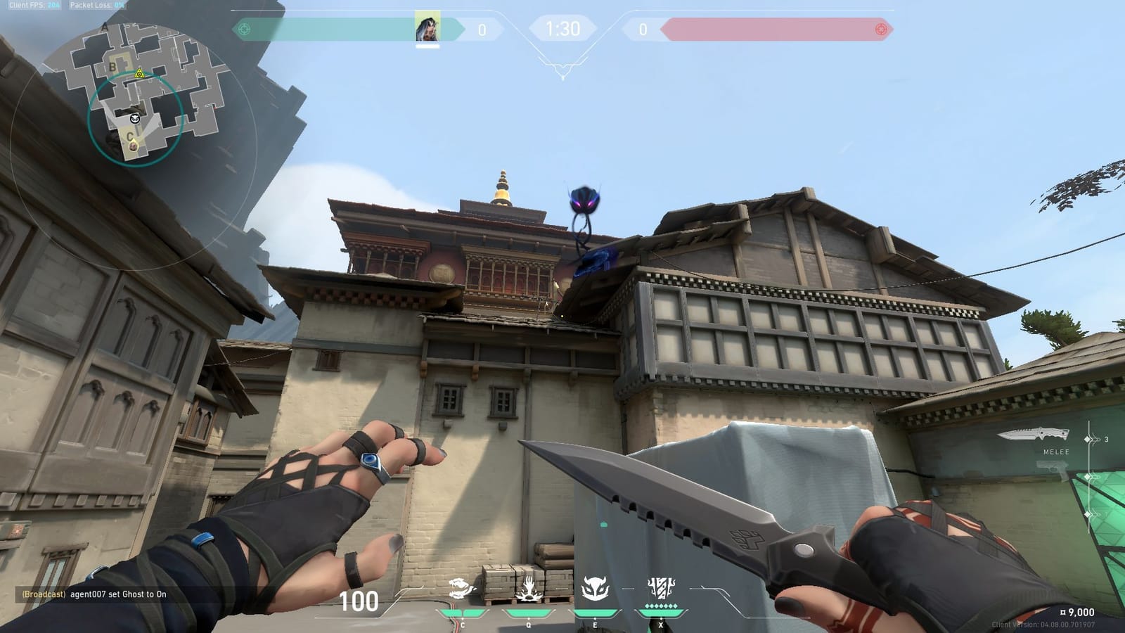 All Fade lineups for Haven in Valorant