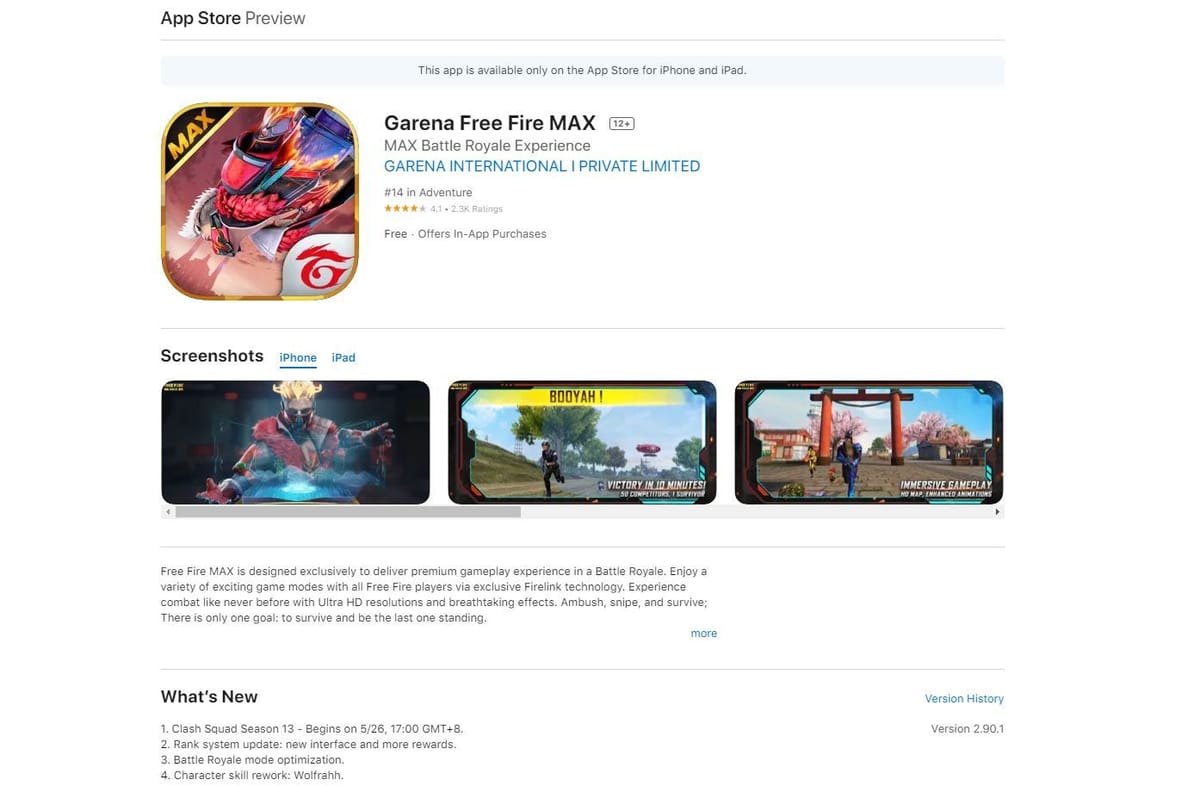 How to update Free Fire MAX to OB34 version today: Android and iOS guide