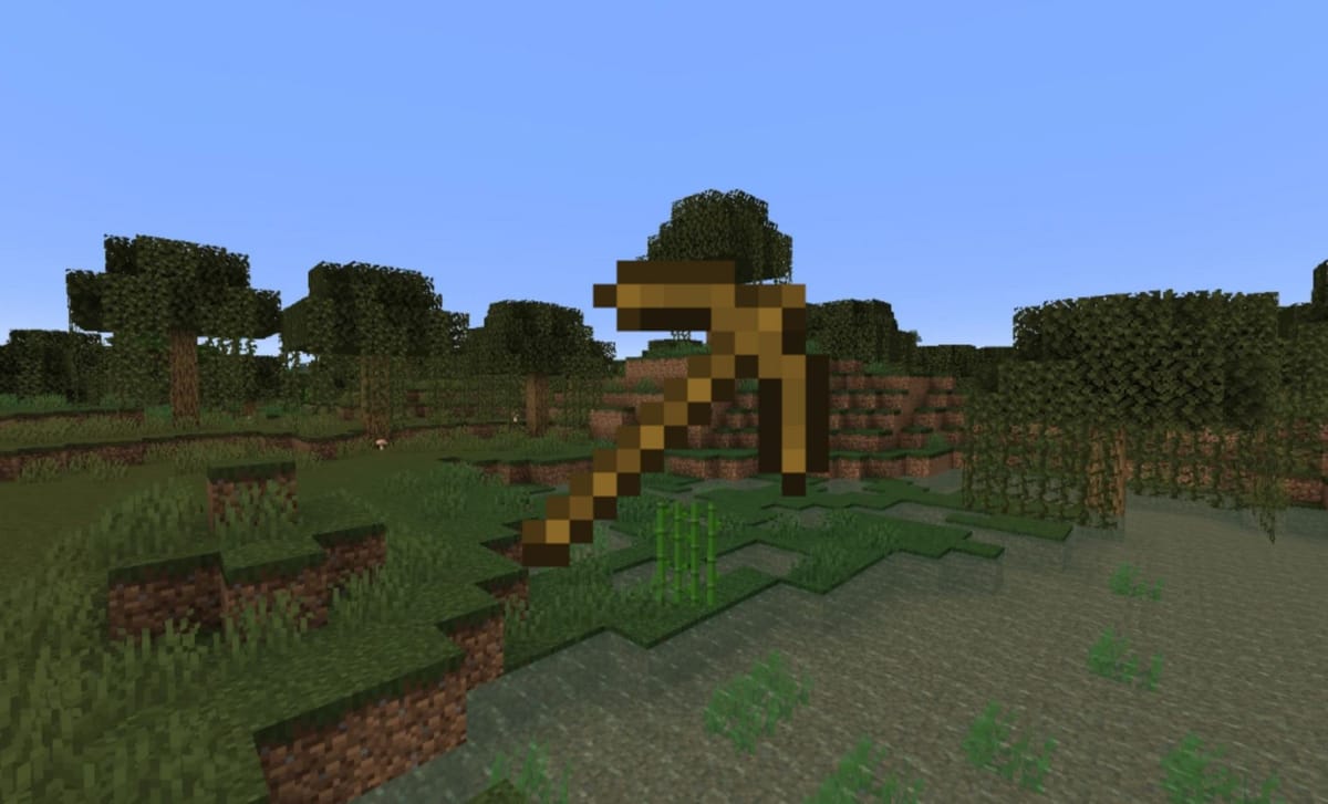 How to make wooden pickaxe in Minecraft