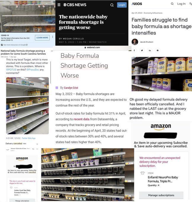 What is causing the Baby Formula shortage? Situation reaches crisis levels