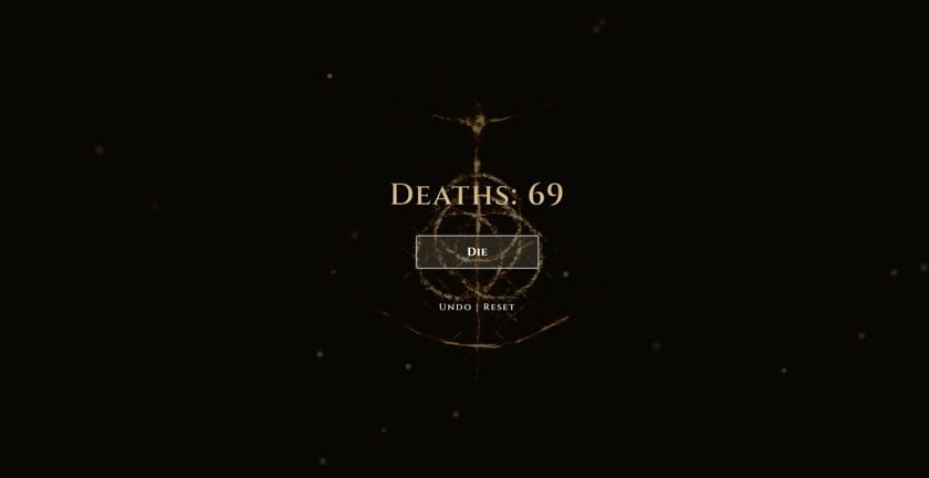 Community creates Elden Ring Death Counter, allowing players to track ...