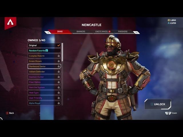 The best skins for Newcastle so far in Apex Legends