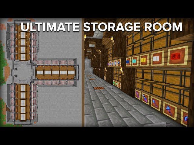 5 best tips for designing a storage room in Minecraft