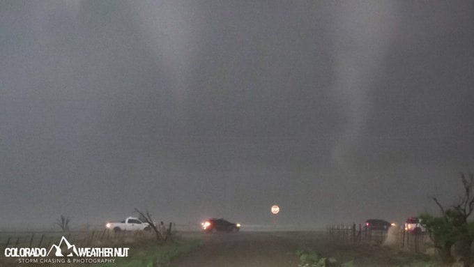 Storm chasing Twitch streamer captures a massive tornado on stream