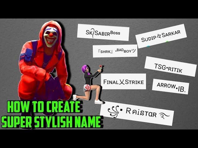 How to get stylish Free Fire username symbols like SK Sabir Boss ...