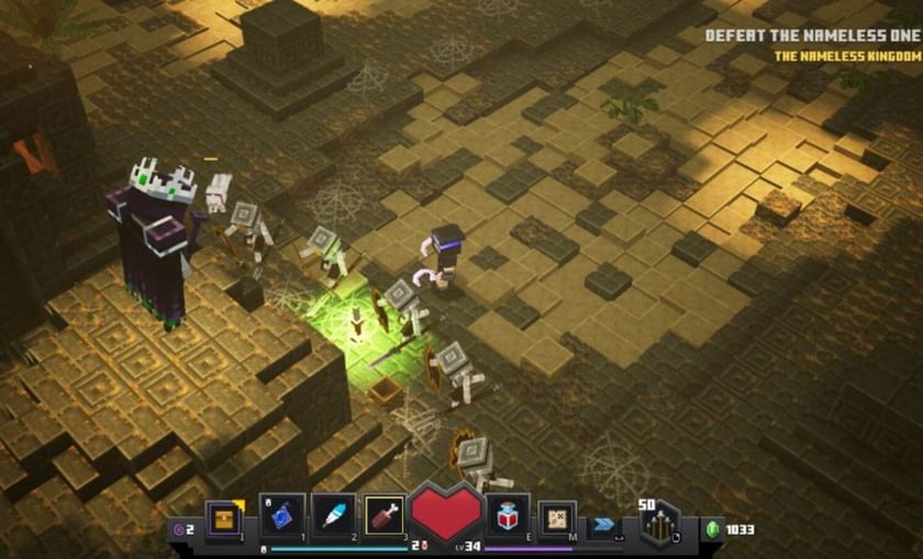 How to beat the Nameless One in Minecraft Dungeons