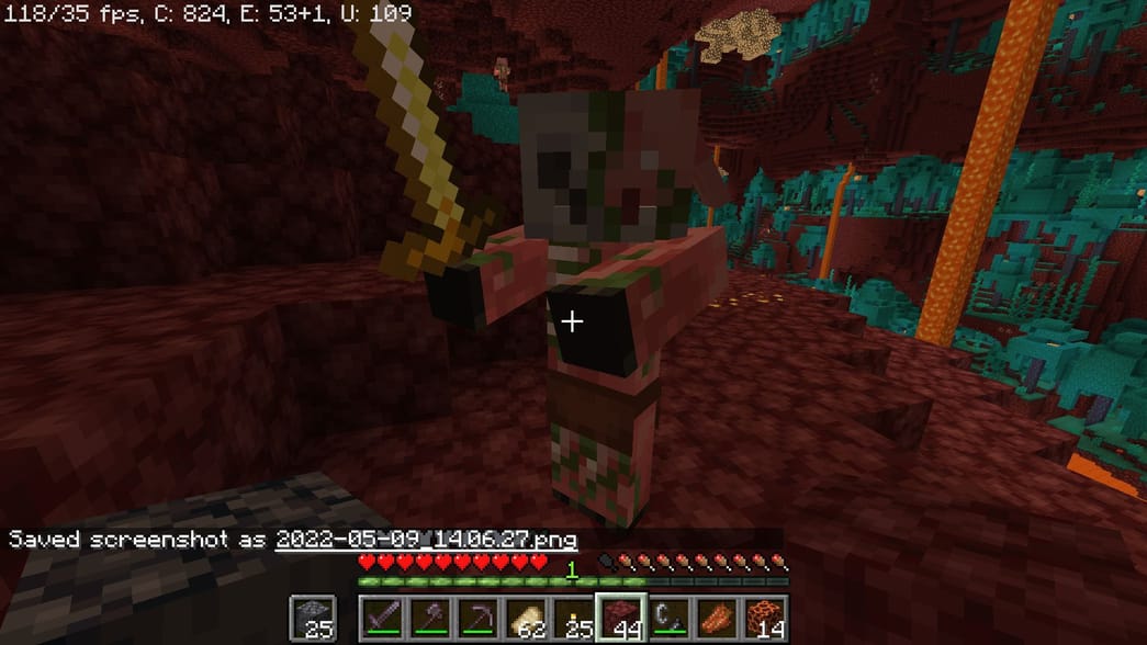 How to evade angry Zombified Piglins in Minecraft