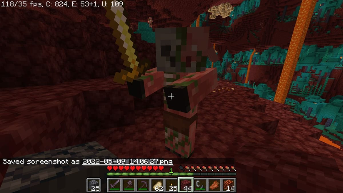 How to evade angry Zombified Piglins in Minecraft