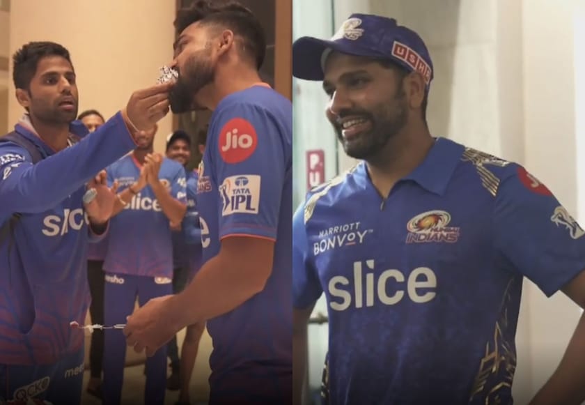 [Watch] MI players celebrate after their 1st win of IPL 2022