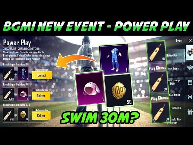 How to win free permanent rewards from BGMI IPL 2022 Power Play event