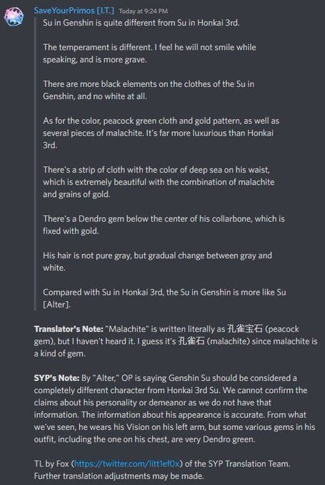 New Genshin Impact character 'Su' leaked ahead of Sumeru update ...