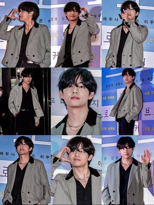 BTS’ V dazzles at the VIP premiere of Broker with elegant charms