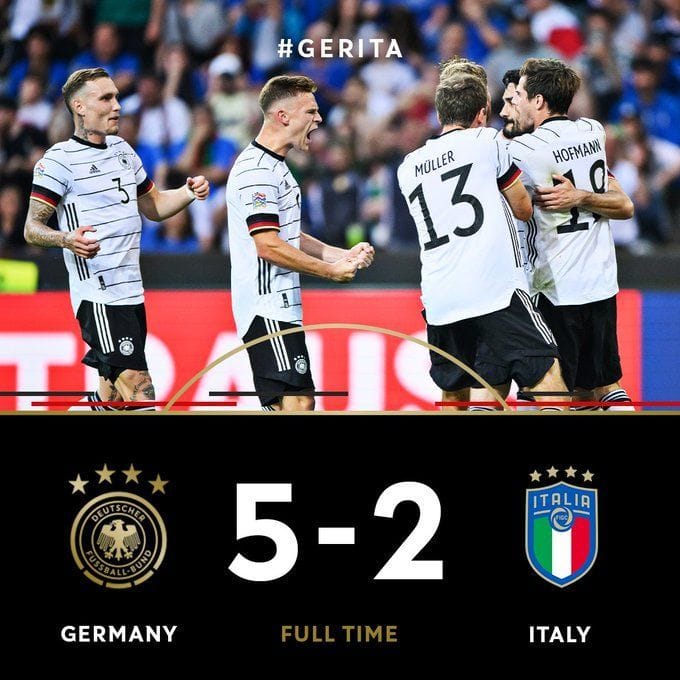 Germany 5-2 Italy: Hits and Flops as Die Mannschaft secure thumping ...