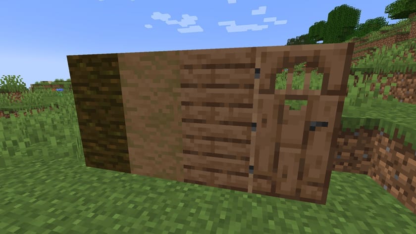 Minecraft every type of wood