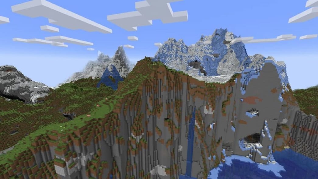 Top 10 mountain seeds for Minecraft: Java Edition 1.19