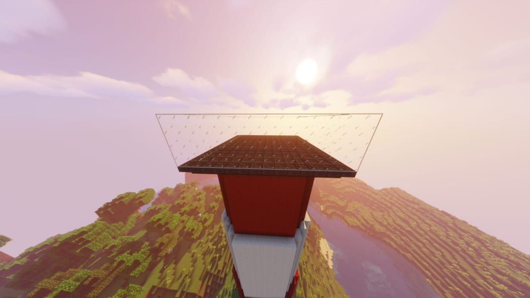 How to build a lighthouse in Minecraft