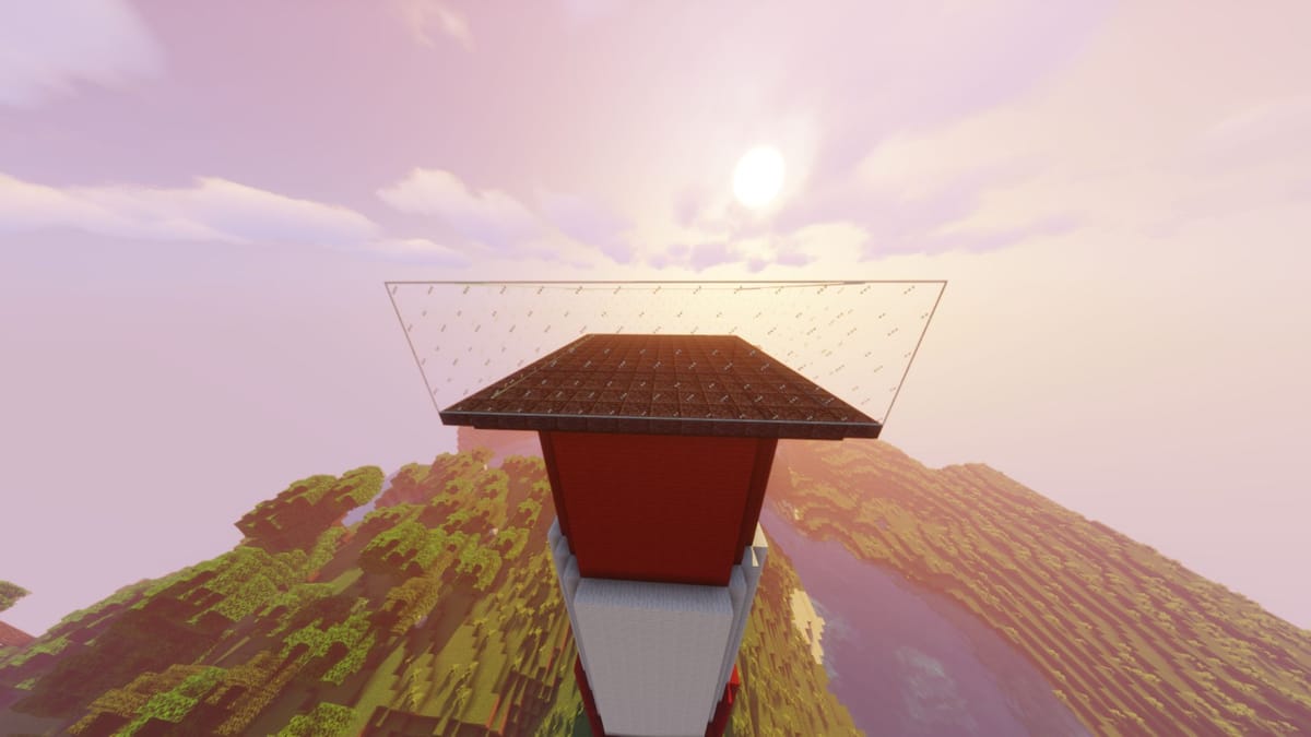 How to build a lighthouse in Minecraft