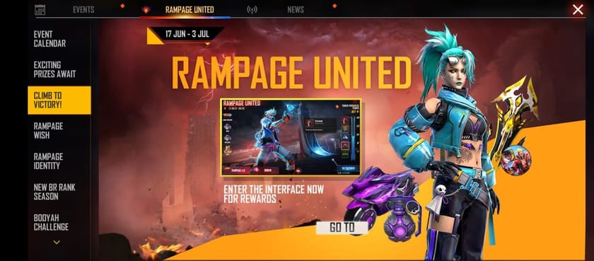 Free Fire MAX Rampage event: How to get free vouchers, bundle, and ...