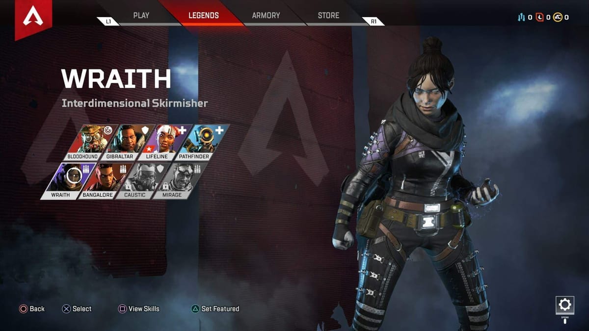 The rarest Wraith skins in Apex Legends