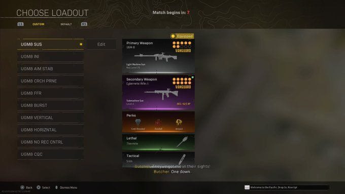 The best UGM-8 loadout in Call of Duty: Vanguard Season 4