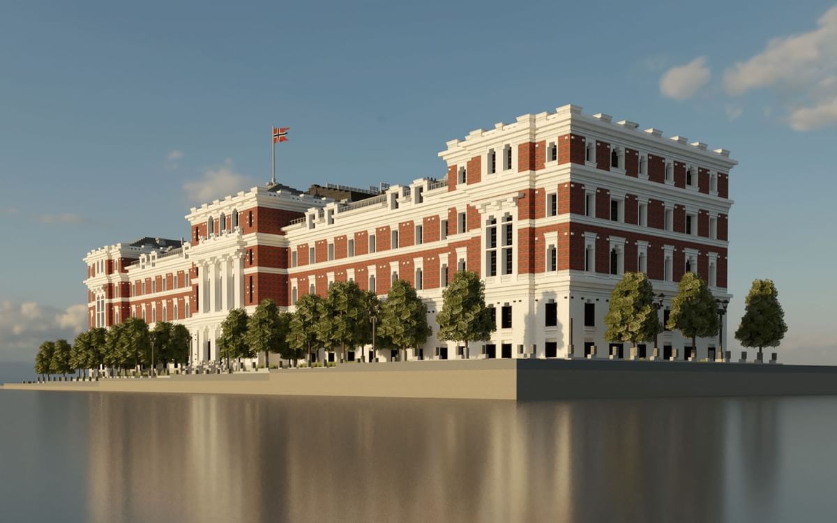 Minecraft Redditor builds stunning supreme court building