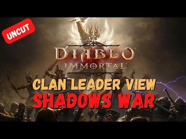Diablo Immortal Shadow faction guide: How to complete the Dark Clan ...