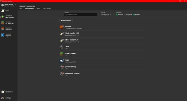 How to install the OptiFine pre-release for Minecraft 1.19 update