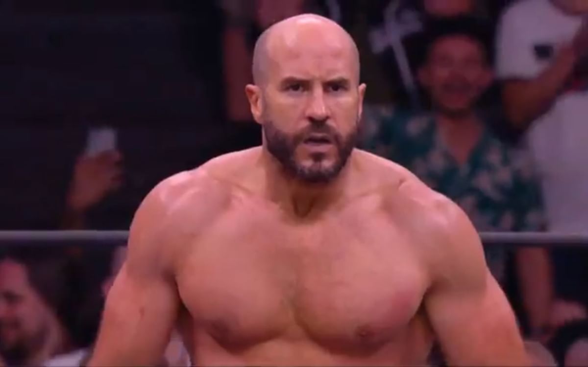 Top AEW star takes a shot at Cesaro following debut at Forbidden Door