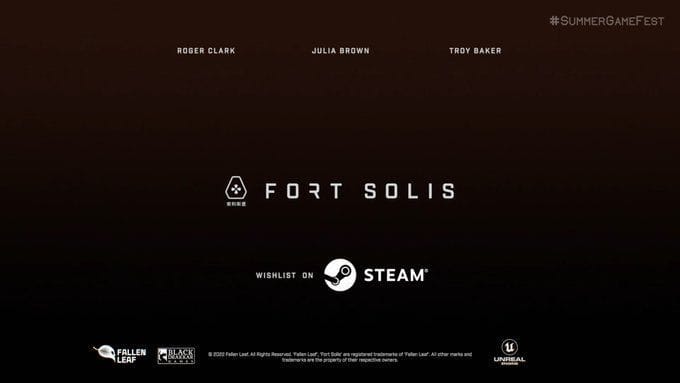 Fort Solis, debut title from Fallen Leaf, fields Troy Baker and Roger ...