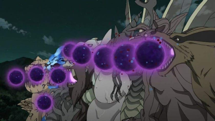 Lightning Style Rasengan in Naruto