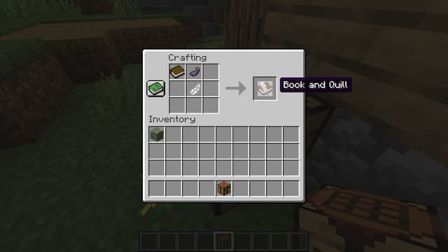 How to make a book and quill in Minecraft 1.19