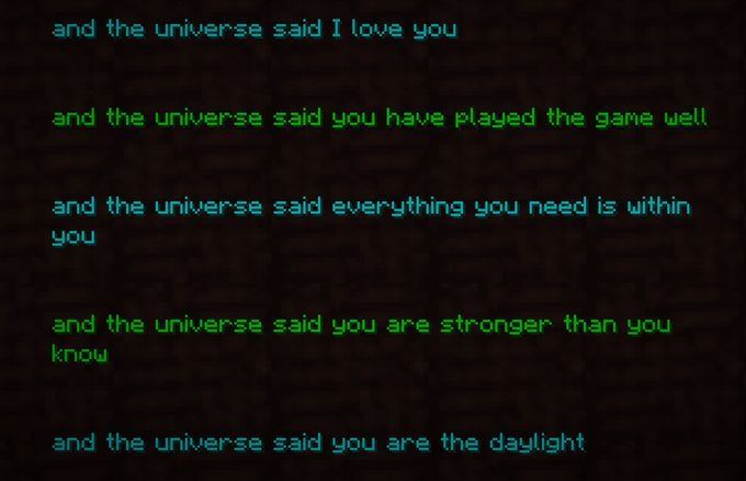 End poem in Minecraft 1.19 update: Everything you need to know