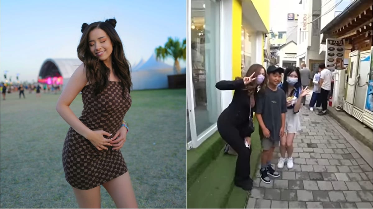 Pokimane shares a cute interaction with a young fan during IRL stream ...